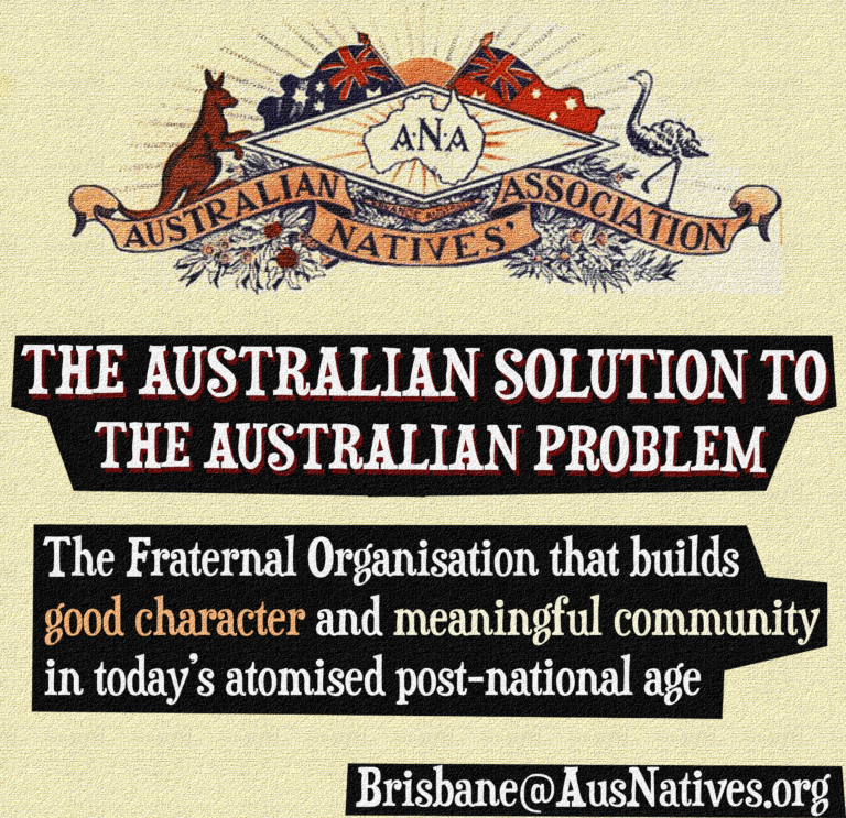 The Australian Solution – The Australian Natives Association